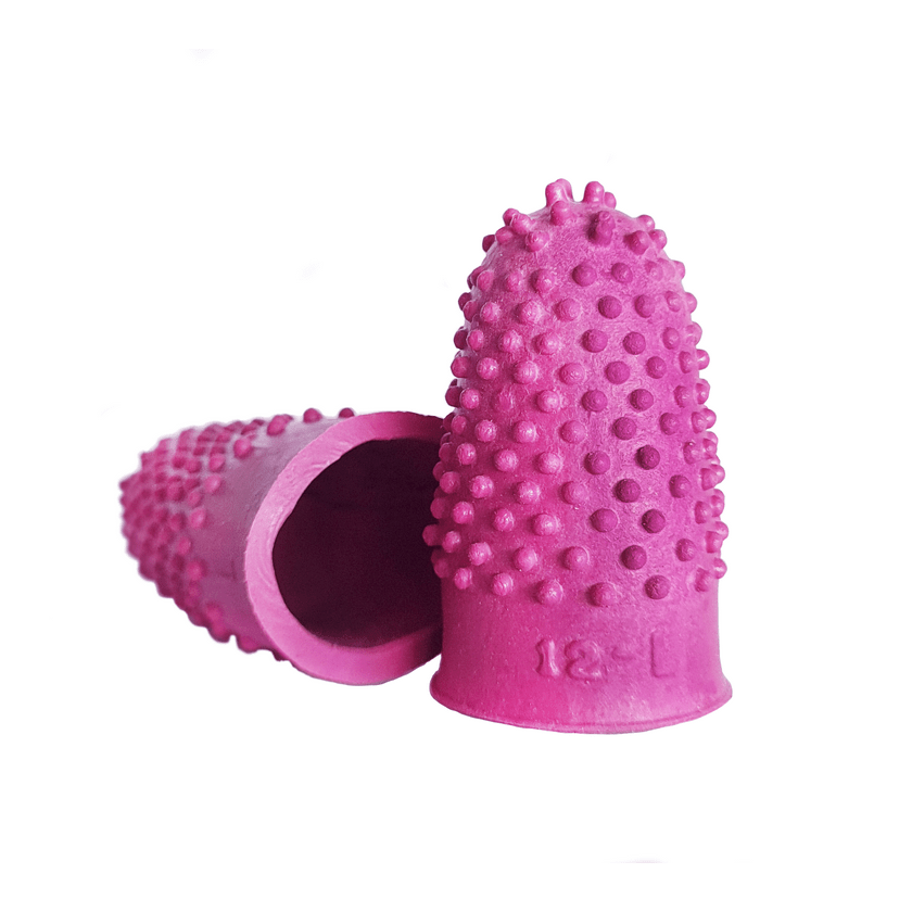 Dedal de Goma N° 12 Rojo 12 Unidades