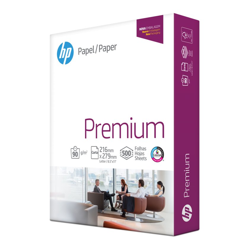 Resma Papel Fotocopia HP Carta Premium 500 Hojas