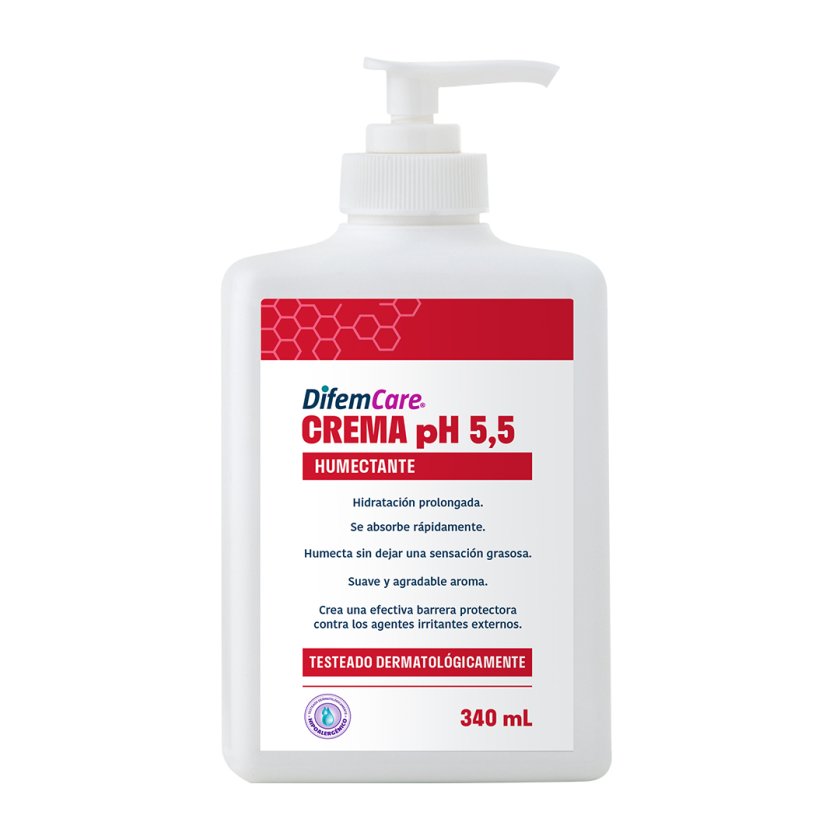Crema Humectante Difem Care pH 5.5 340 Ml