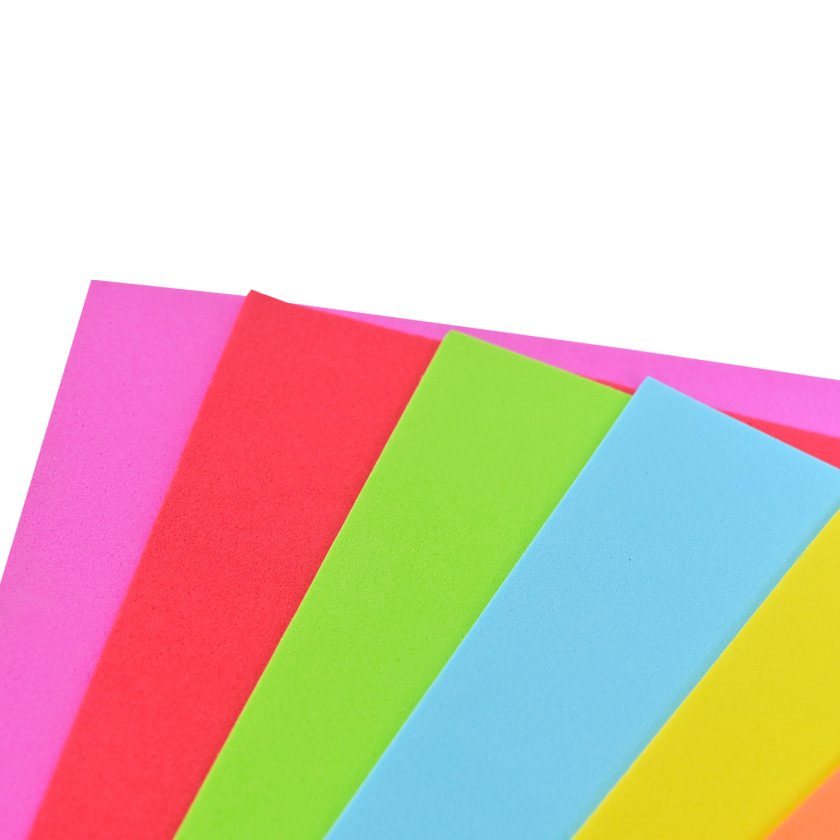 Goma Eva 20x30 cm Colores Surtidos Paquete de 10 Unidades