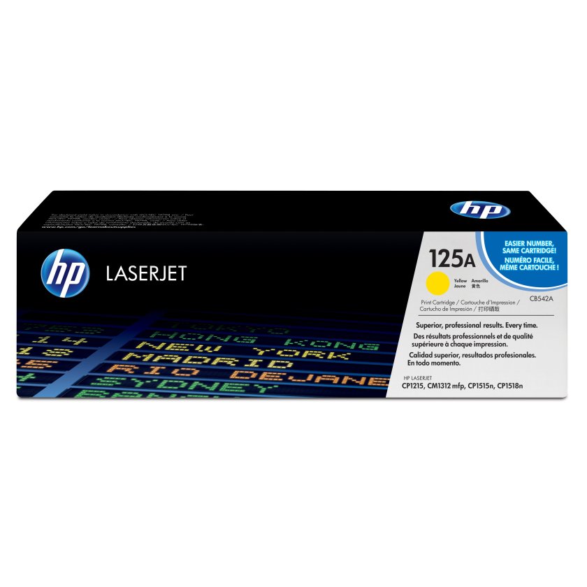 Tóner HP 125A Amarillo Original (CB542A)