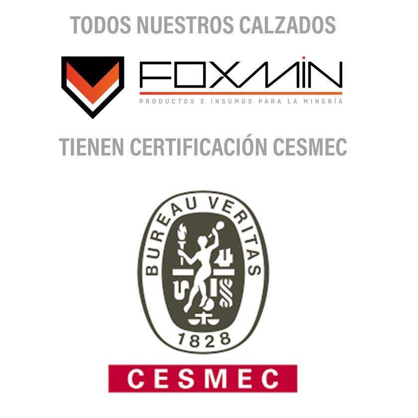 Botín de Seguridad Foxmin Josefina Rn 417 Mujer Talla 39