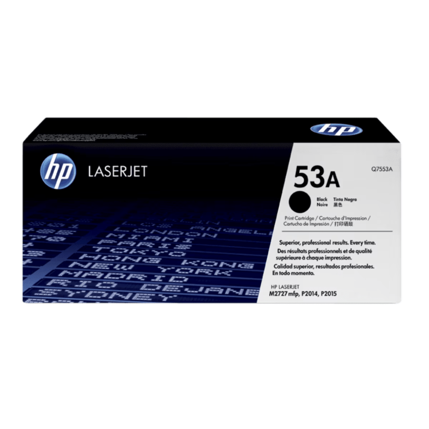 Tóner HP 53A negro LaserJet Original (Q7553A)