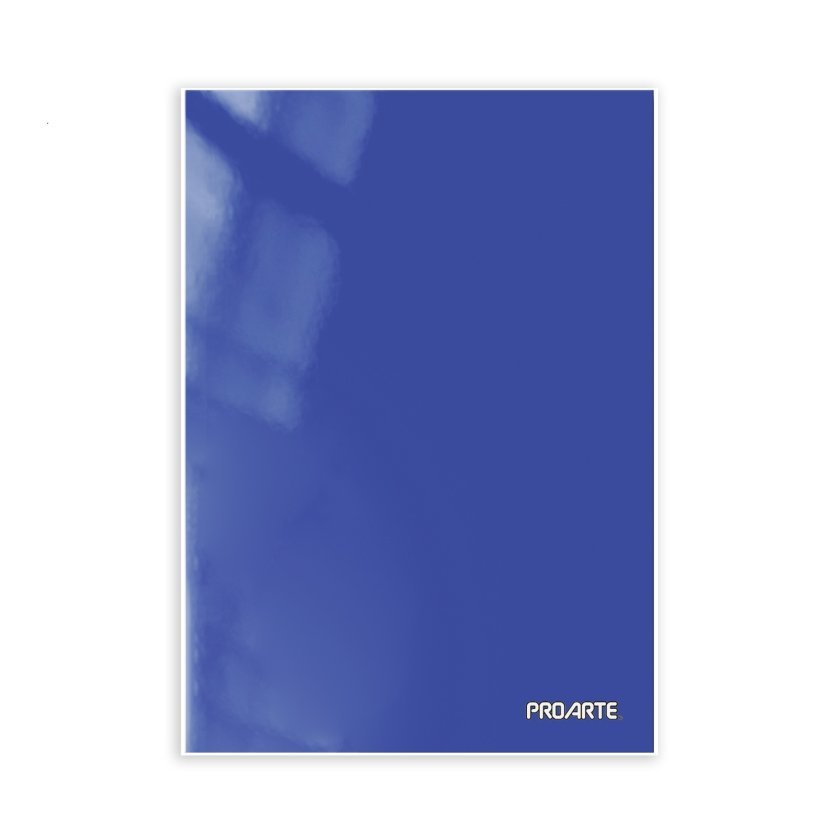 Carpeta Plastificada Proarte Azul Reverso Blanco