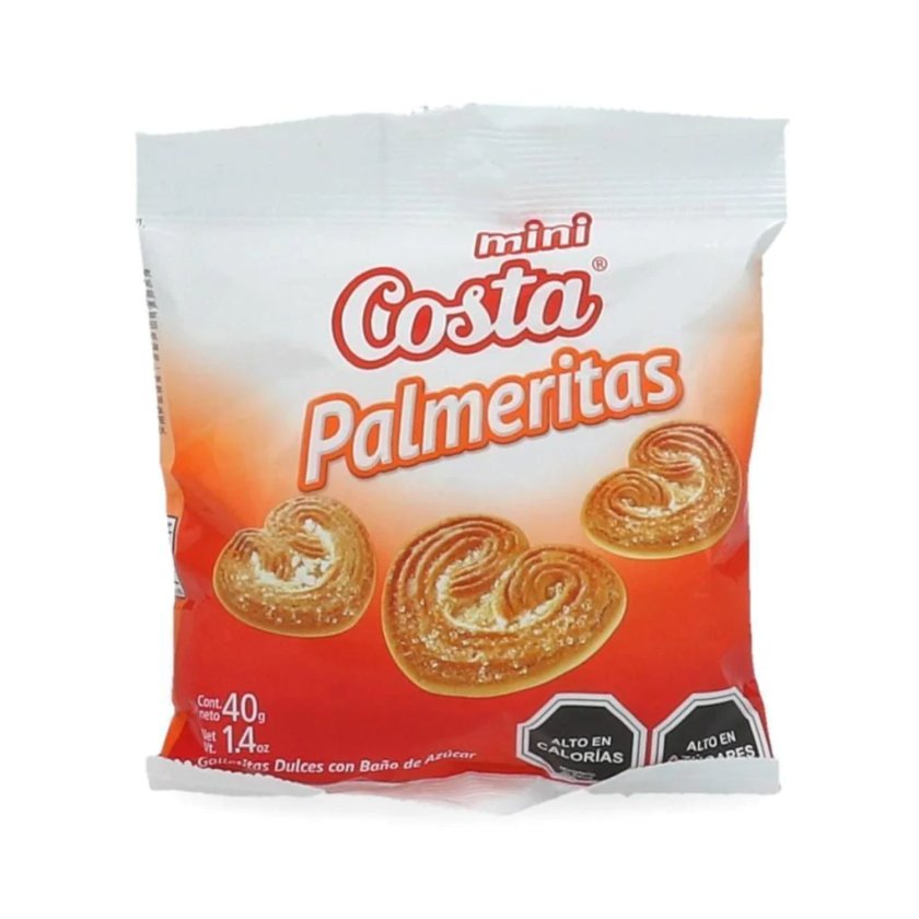 Galleta Costa Mini Palmeritas X 40 grs