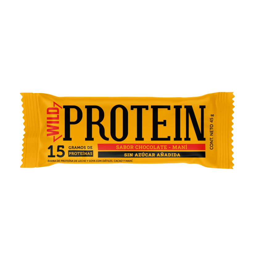 Barra Proteína Wild Protein Chocolate Maní 45 G