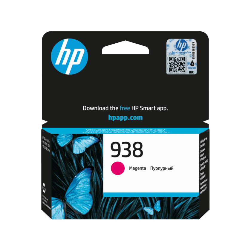 Cartucho de tinta HP 938 Magenta Original (4S6X6PL)