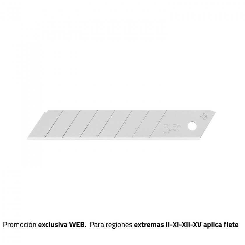 Repuesto Cuchillo Olfa Universal grande Lb-10 10 Unidades