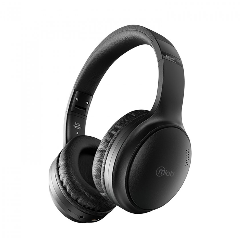Audífono Mlab Active Free Noise Bluetooth Negro