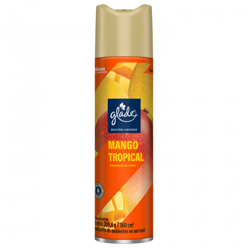 Desodorante Ambiental Glade Aerosol Mango Tropical 360 ml