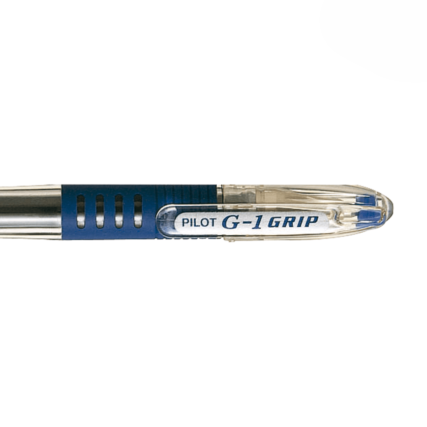 Bolígrafo Pilot Roll Ball G-1 Recargable con Grip 0.5 mm Azul
