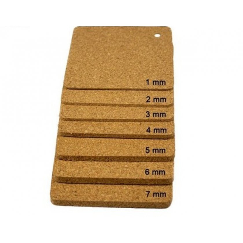 Lámina Corcho 2 mm 20X30 cm Paquete de 10 Unidades