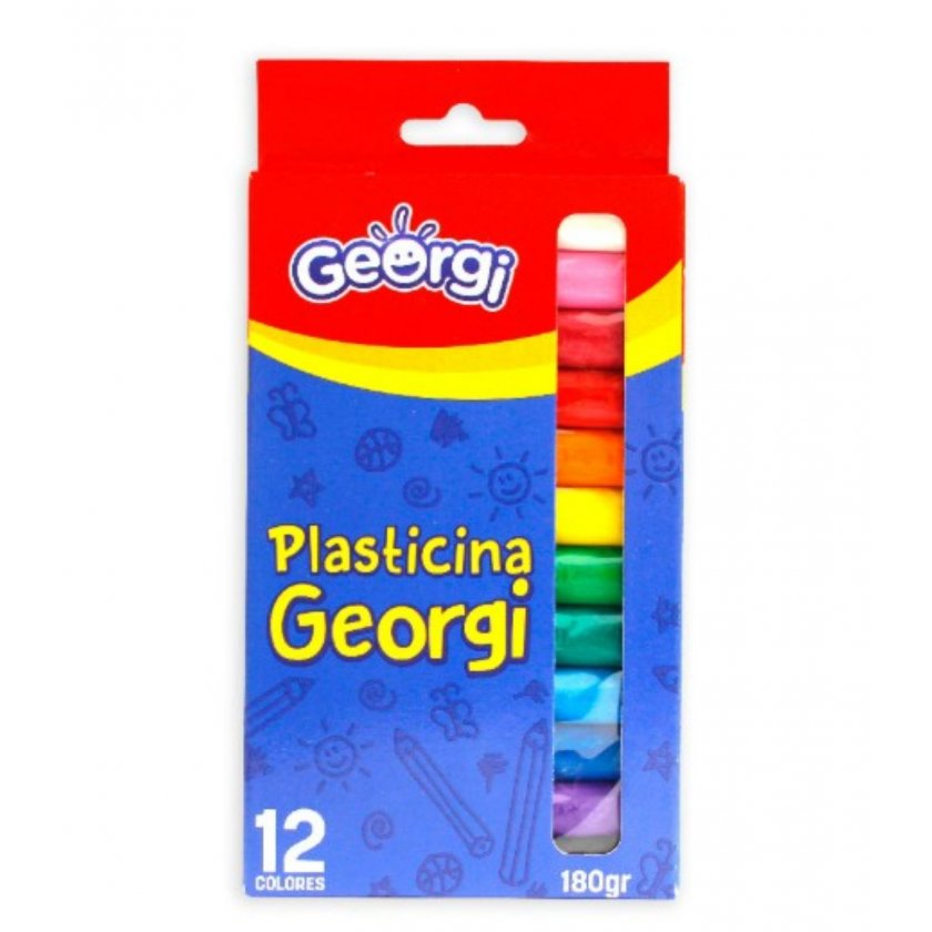 Plasticina Georgi 12 Colores