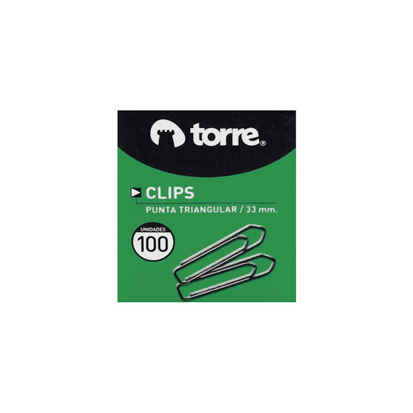 Clips Torre N°1 Punta Triangular 33 mm