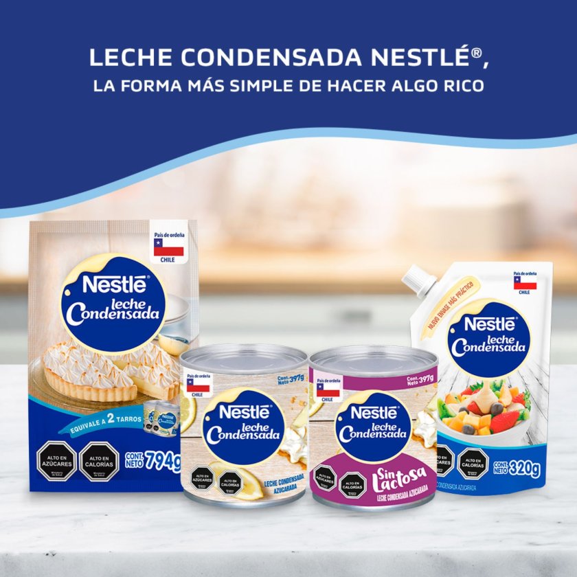 Leche Condensada Nestlé Azucarada Lata 397 g