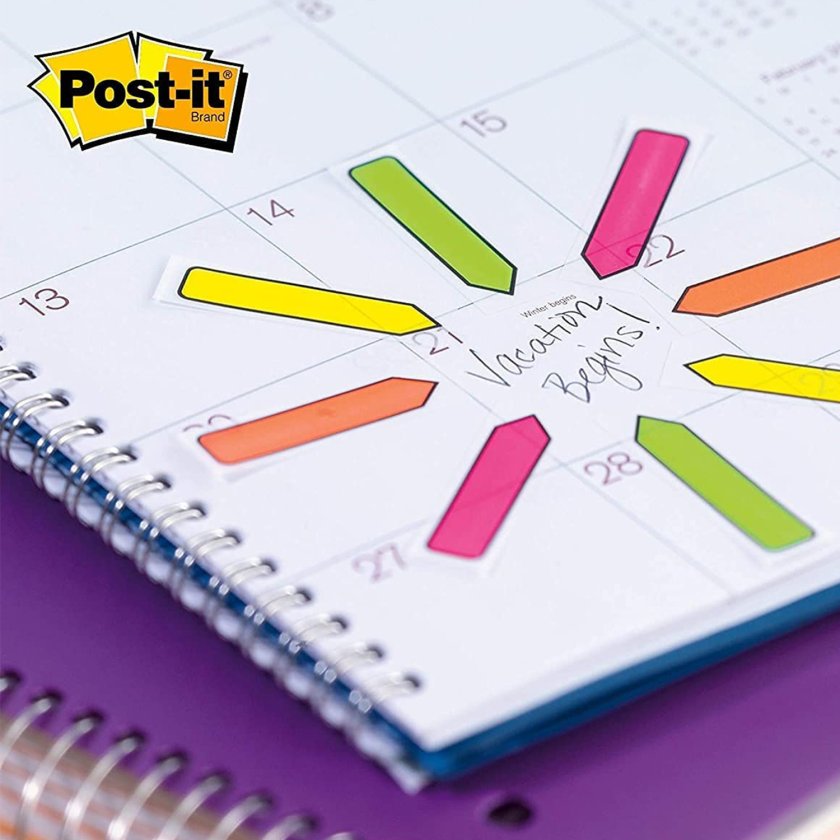 Banderita Adhesiva 3M Post It Flechas 684-ARR1 5 Pads de 100 Hojas
