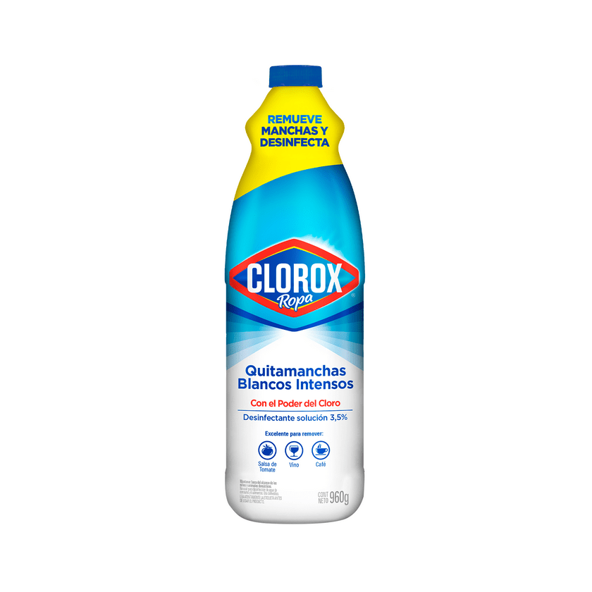 Cloro 960 cc. Clorox Blancos Intensos