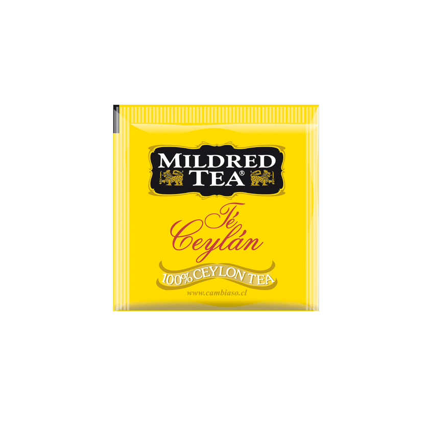 Té Negro Mildred Tea 100% Ceylán 100 Bolsitas