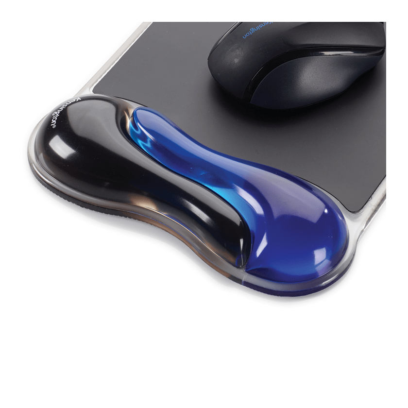 Mousepad con Apoya Muñeca Kensington Gel Azul Negro