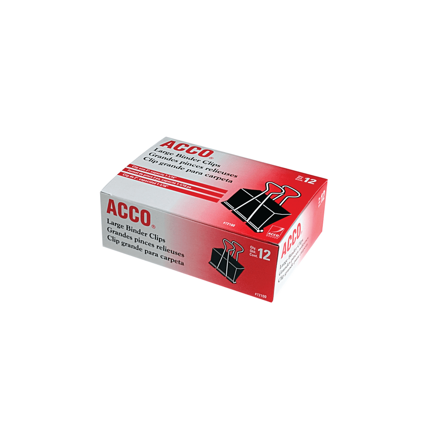 Doble Clip Acco 51 mm Caja de 12 Unidades
