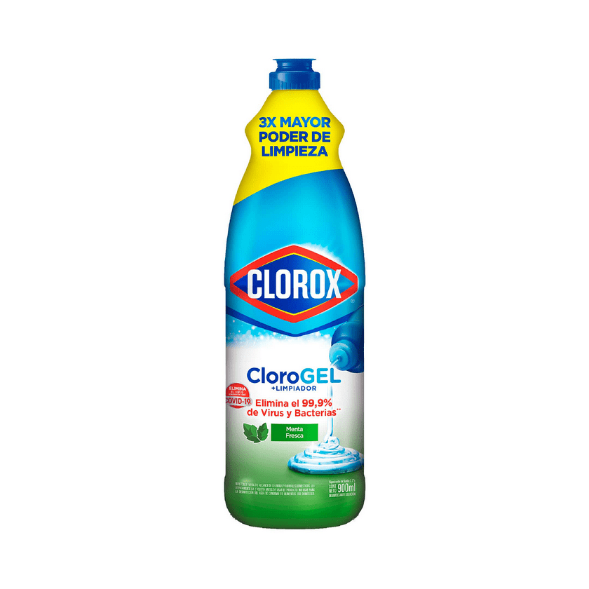 Cloro Gel Clorox Menta 900 ml