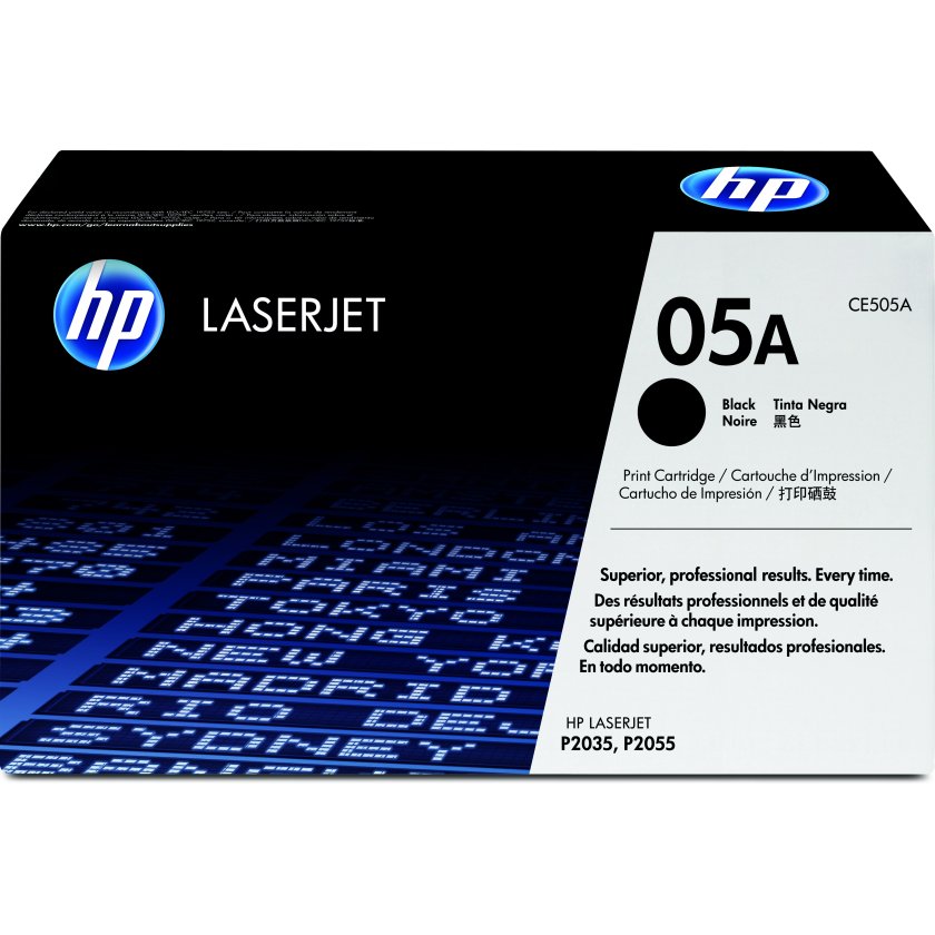 Tóner HP 05A Negro Laserjet Original (CE505A)