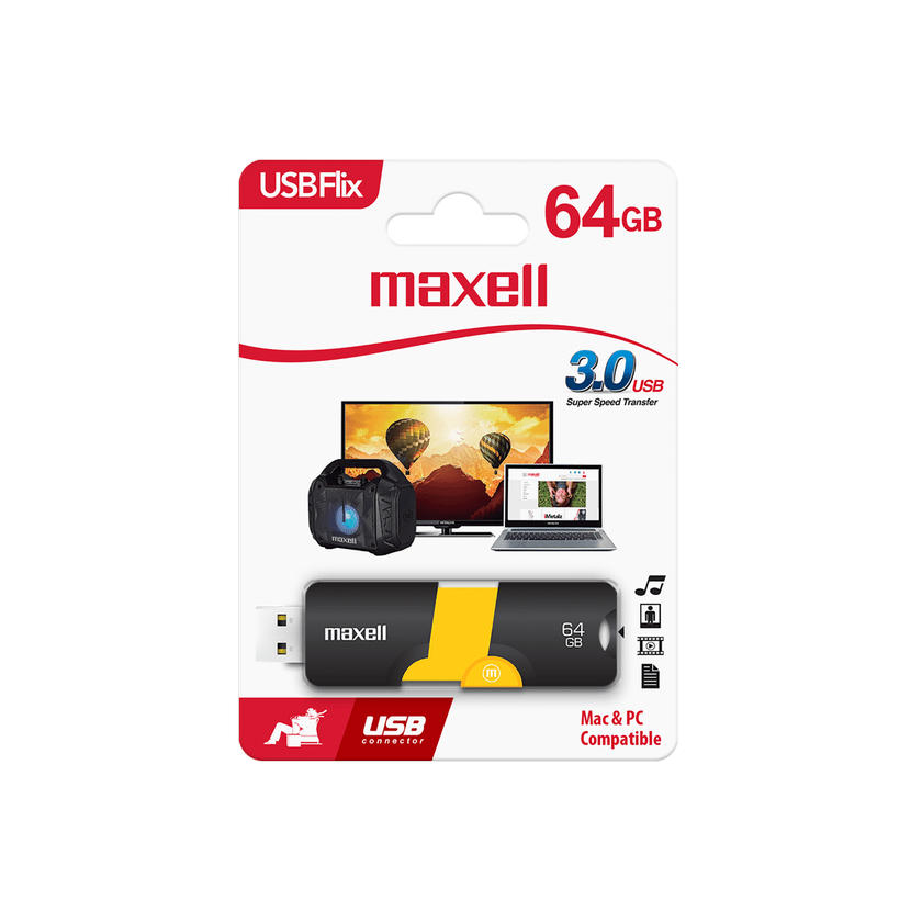 Pendrive Maxell Flix 64 GB USB 2.0