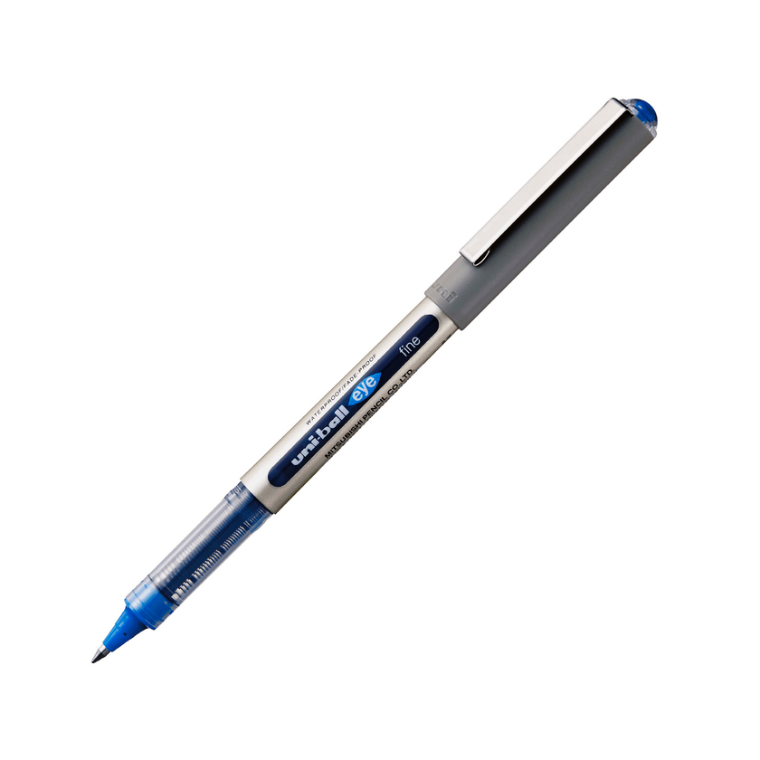 Bolígrafo Uniball Roller UB-157 Eye Punta Fina Azul Bolígrafo Uniball Roller UB-157 Eye Punta Fina Azul