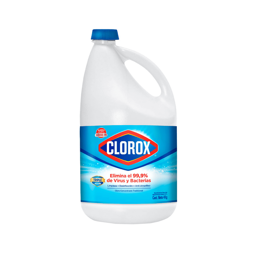 Cloro 4 Lt. Clorox Tradicional