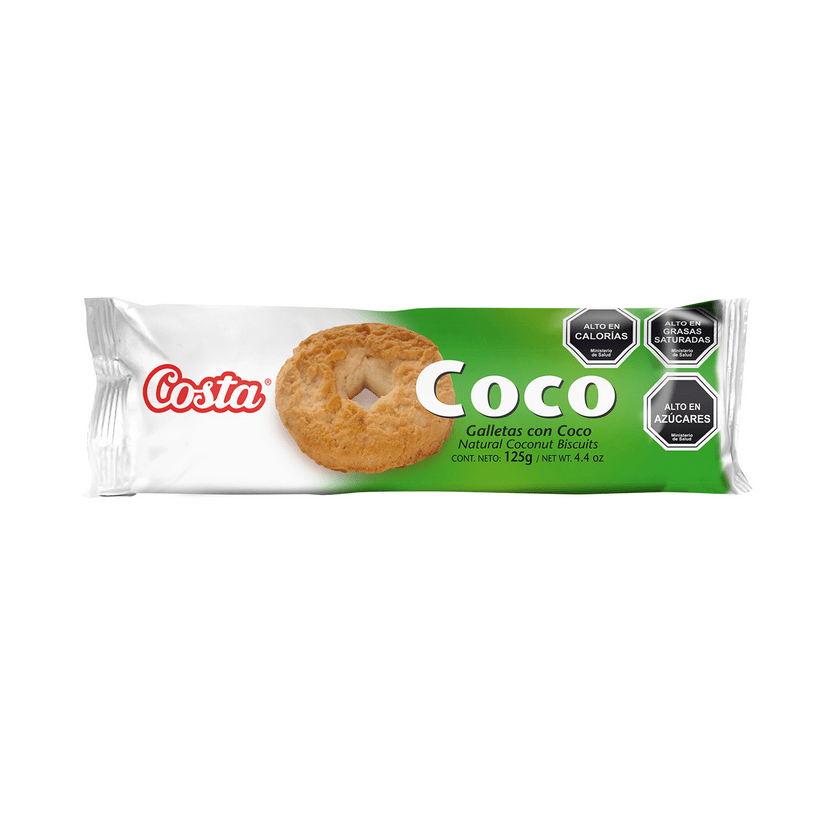 Galleta Costa Coco 125 grs.