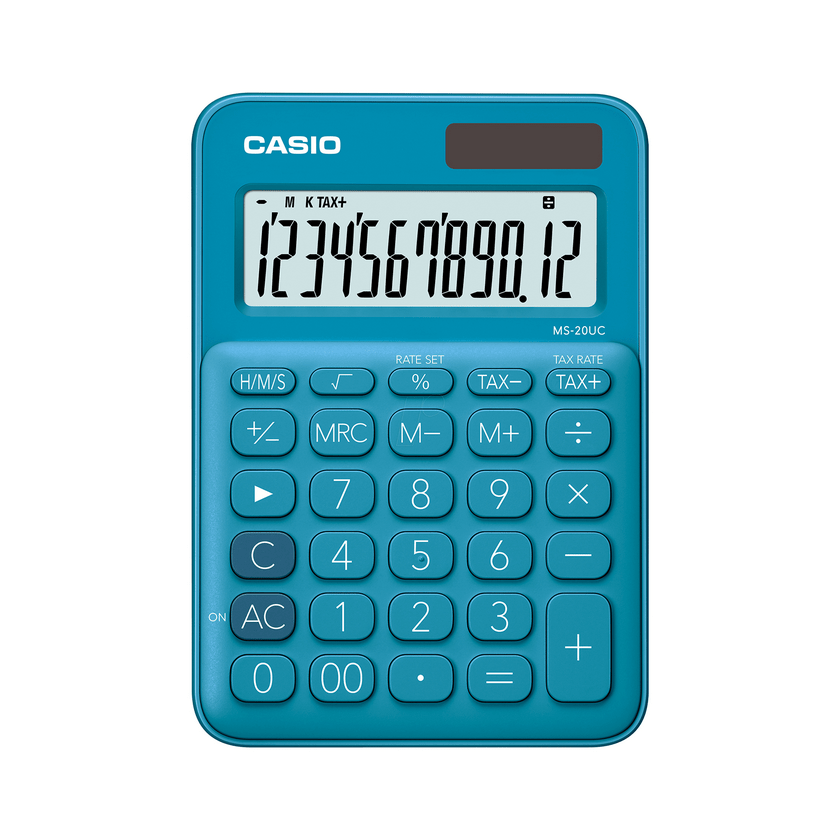 Calculadora Basica Escr/S 12Dig Casio Ms-20Uc Hms