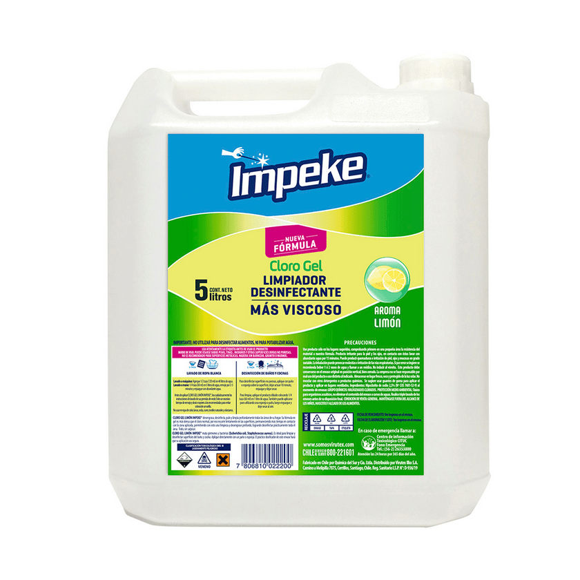 Cloro Gel Impeke Limón 5 l