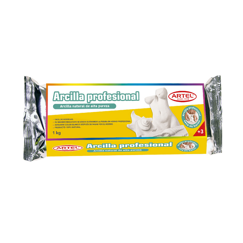 Arcilla Artel Profesional Blanca 1 K
