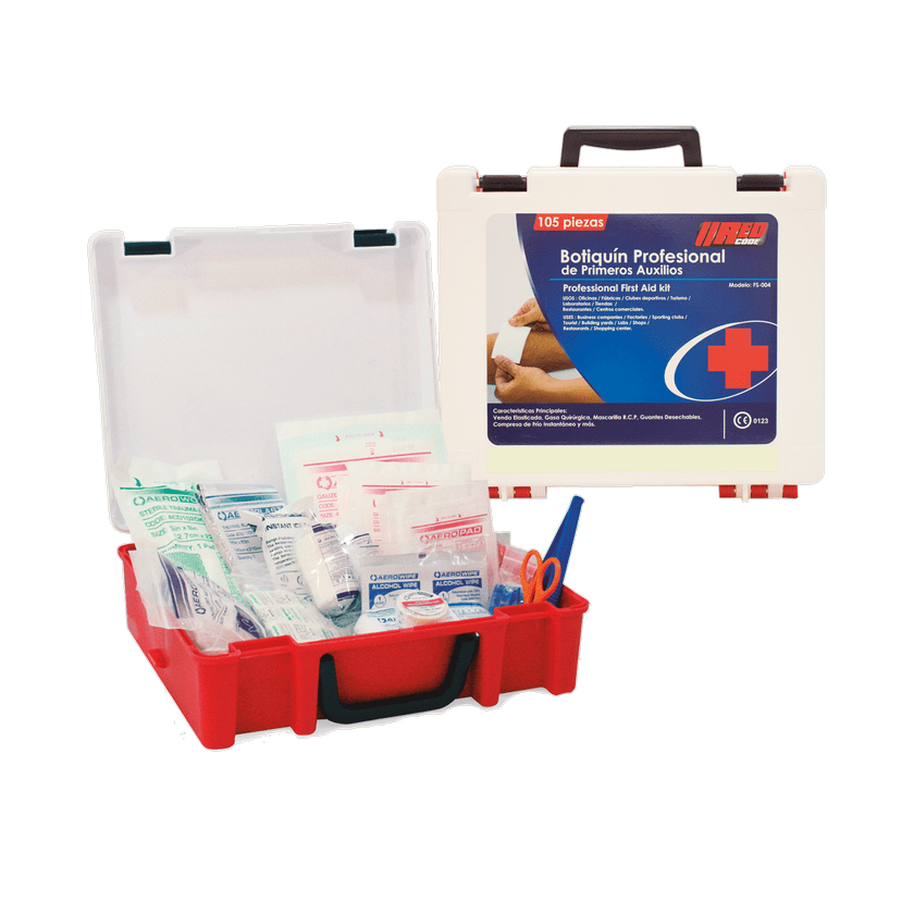 Botiquín Primeros Auxilios Red Code 105 Piezas