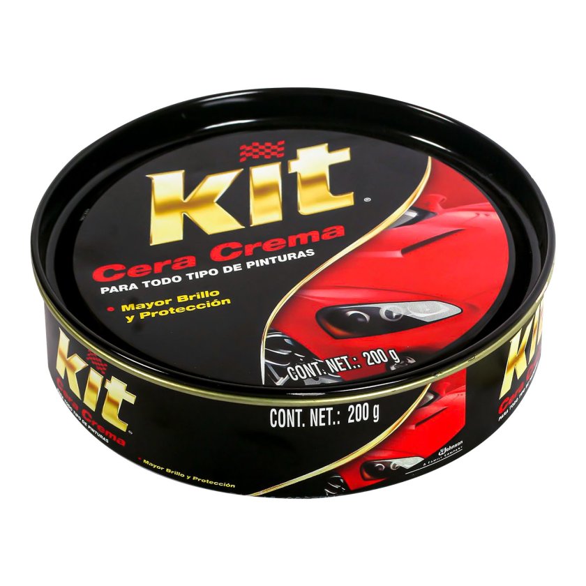 Cera para Automóvil Kit Crema 200 g