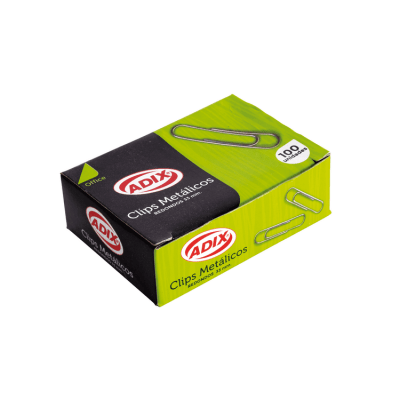 Clips Mágicos Adix Metálicos 4.8 mm Caja de 50 Unidades