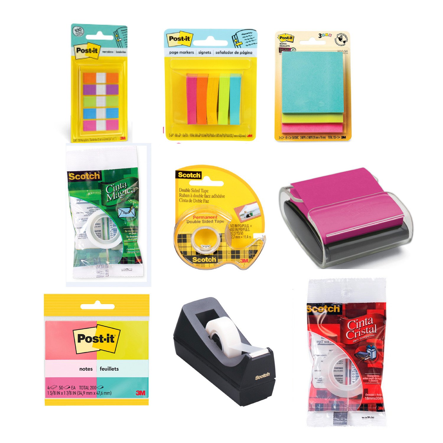 Set de Oficina 3M Equipa Tu Escritorio 9 Artículos