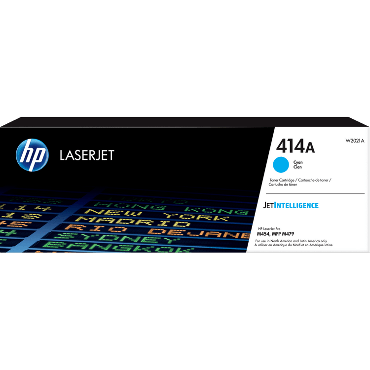 Tóner HP 414A Cian LaserJet Original (W2021A)