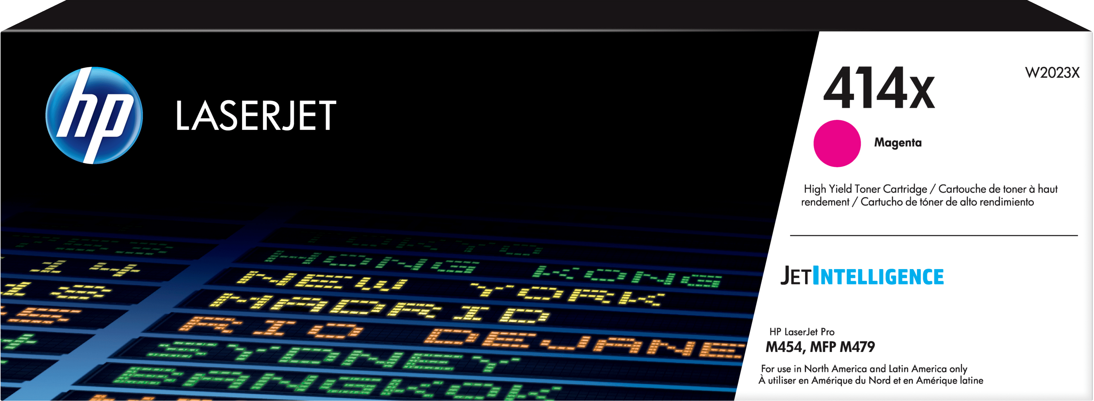 Tóner HP 414X Magenta alto rendimiento Original (W2023X)